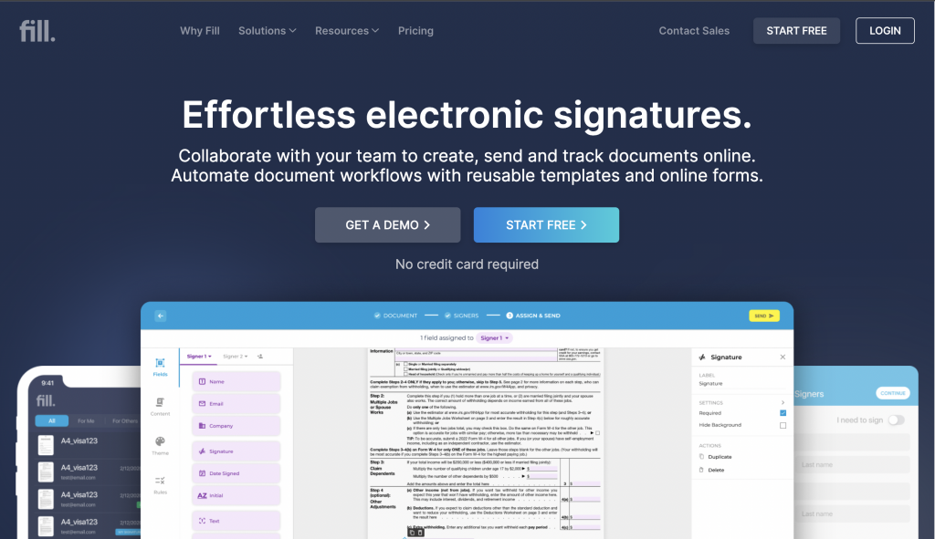 5 Best Electronic Signature Software (Free Download) - Fill