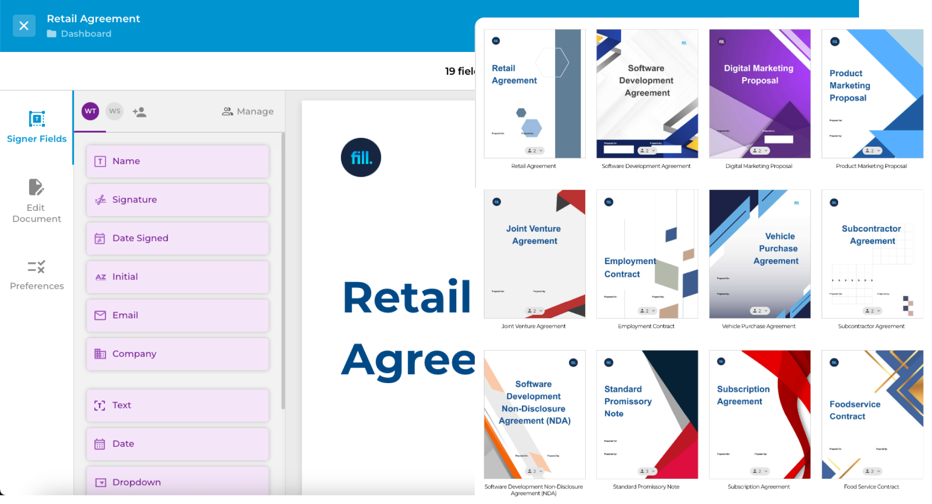 Reusable Template - Fill