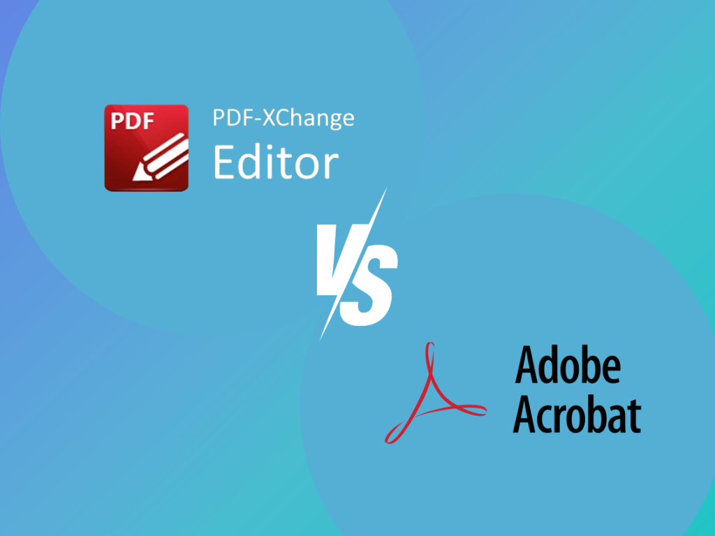 PDF-Xchange vs. Adobe Acrobat - Fill