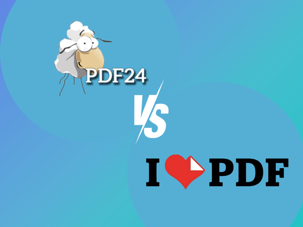 PDF24 vs. iLovePDF - Fill