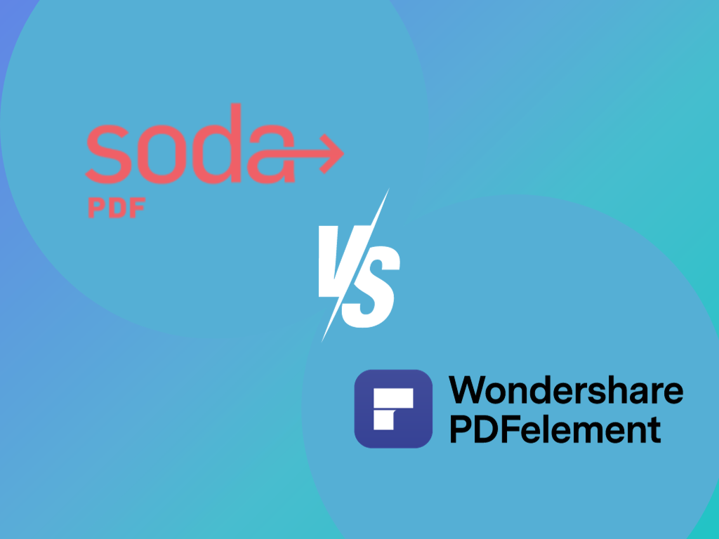 Soda PDF vs. Wondershare PDFelement - Fill