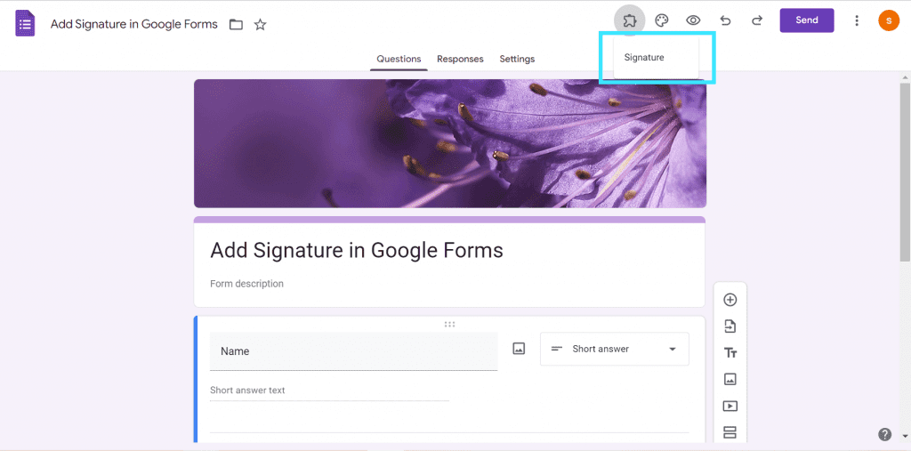 How to Add an Electronic Signature in Google Forms | 7 Steps